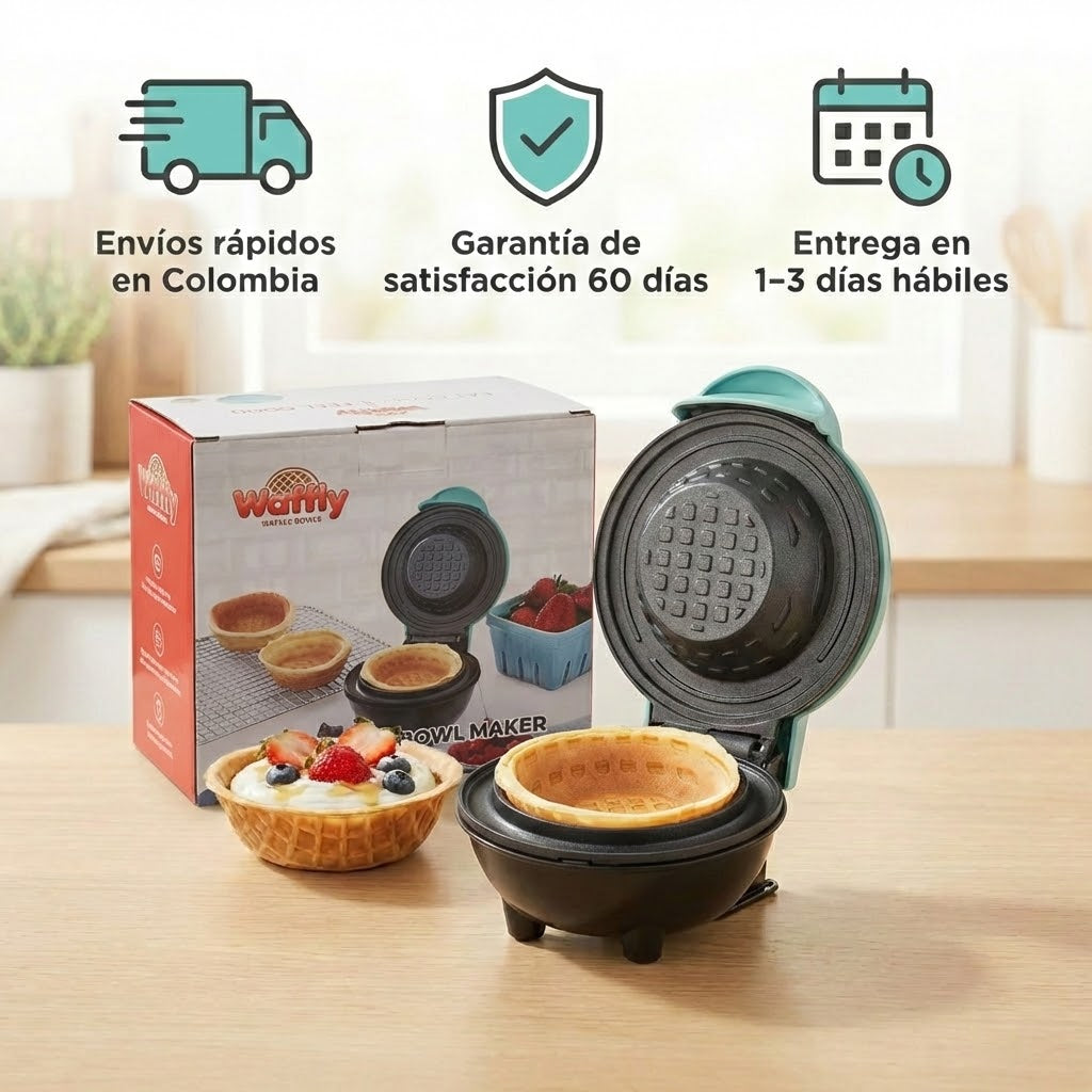 WAFFLY waffles en forma de bowl – Waffly